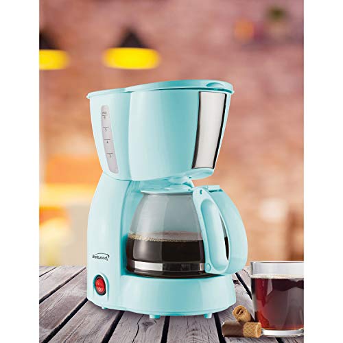 Brentwood TS-213BL 4 Cup Coffee Maker, Blue