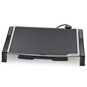 presto 07073 electric tilt-n-fold griddle, 19″, black