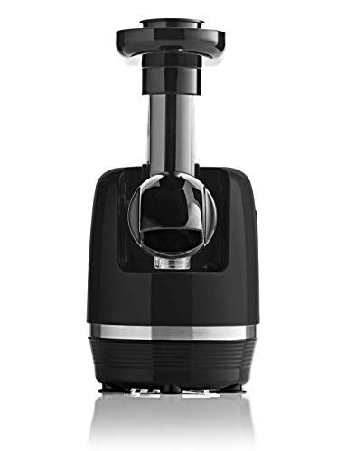 Omega H3000D Cold Press 365 Juicer Slow Masticating Extractor Creates Delicious Fruit Vegetable and Leafy Green High Juice Yield and Preserves Nutritional Value, 150-Watt, Black