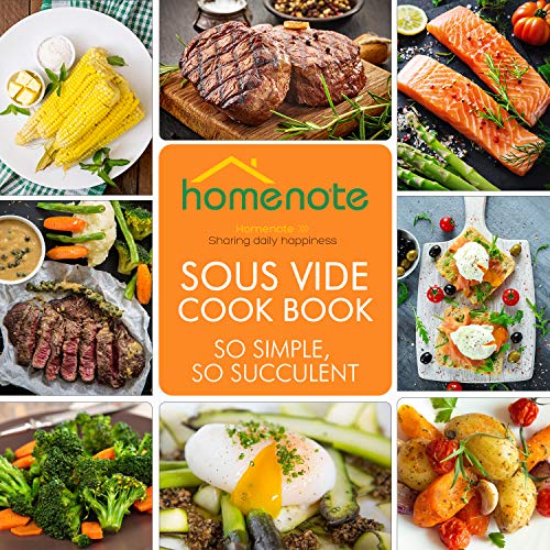 HOMENOTE Sous Vide Container 12 Quart with Lid & Rack and Sleeve - BPA Free Complete Sous Vide Accessories Kit with Cookbook For Anova and Most Sous Vide Cookers