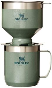 stanley 10-09566-001 the camp pour over set, 12 ounces, hammertone green na