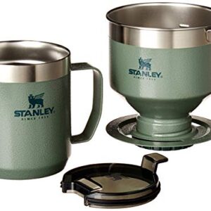 Stanley 10-09566-001 The Camp Pour Over Set, 12 ounces, Hammertone Green NA