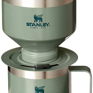 Stanley 10-09566-001 The Camp Pour Over Set, 12 ounces, Hammertone Green NA