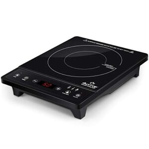 duxtop portable induction cooktop, countertop burner, induction burner with timer and sensor touch, 1800w 8500st e210c2