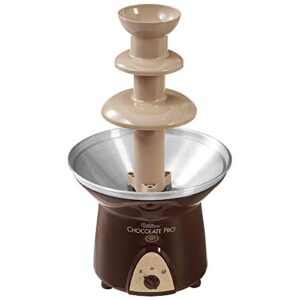 wilton chocolate pro chocolate fountain and fondue fountain, 4 lb. capacity