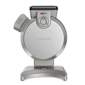 Mini Belgian Waffle Maker by Cuisinart, Vertical Mini Waffle Iron, Silver