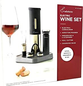 Rabbit Electric Wine Opener Set