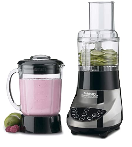 Cuisinart BFP-703BC Smart Power Duet Blender/Food Processor, Brushed Chrome, 3 cup, count of 6