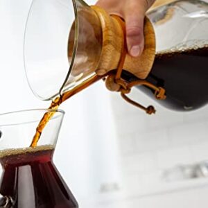 Chemex Pour-Over Glass Coffeemaker - Classic Series - 3-Cup - Exclusive Packaging