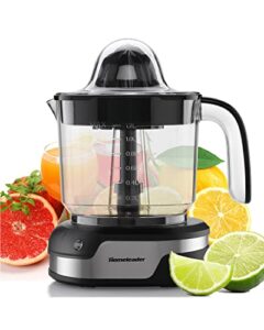 homeleader electric citrus juicer, lemon squeezer with powerful motor and led working lamp, orange juicer for grapefruits, orange and lemon