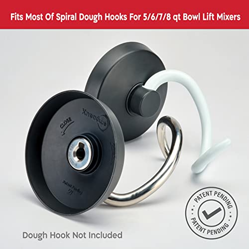 KneadAce Spiral Dough Hook Shield For kitchenaid Mixer-Prevents Dough from Clogging Your Bowl Lift Mixer- Mess Free Mixer Accessory Compatible With KitchenAid Dough Hook. For Kitchenaid Attachments