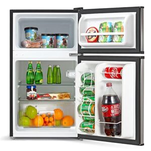 Midea WHD-113FSS1 Compact Refrigerator, 3.1 cu ft, Stainless Steel