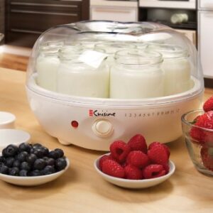 Euro Cuisine YM80 Yogurt Maker,White 9.6 Inch