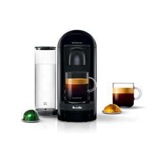 nespresso vertuoplus coffee and espresso machine by breville,60 fluid ounces, ink black