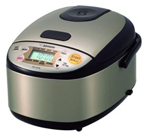 zojirushi ns-lhc05 micom rice cooker & warmer, stainless dark brown