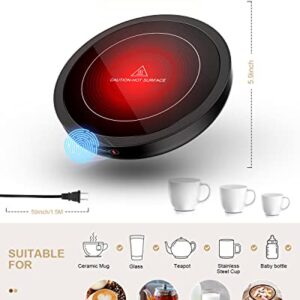 Coffee Mug Warmer, 36W Coffee Cup Warmer with 3 Temperature Settings (105℉-180℉) and 4 Hours Auto Shutt-Off Function for Office Home Desk Use,Electric Beverage Warmer for Keep Coffee Tea Milk Hot