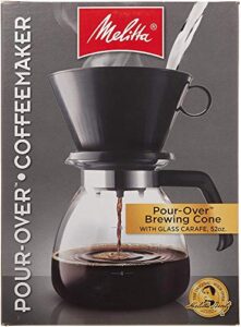 melitta 640616 coffee maker, 52 oz, glass carafe