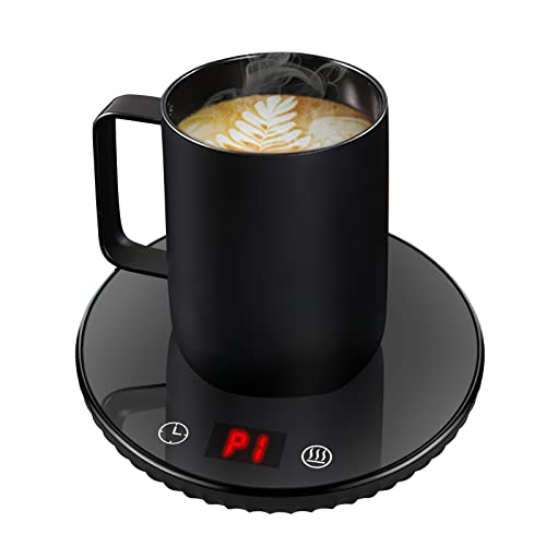 LAMONKE Coffee Mug Warmer, Electric Cup Warmer for Desk Office Home Use, Mug Warmer with 2 Settings, 8-Hours Auto Shut Off, Warmer Heating Plate, Electric Beverage Warmer for Cocoa, Tea, Milk (No Cup)