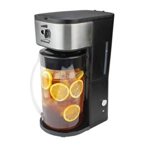 brentwood kt-2150bk iced tea and coffee maker with 64 ounce pitcher, black