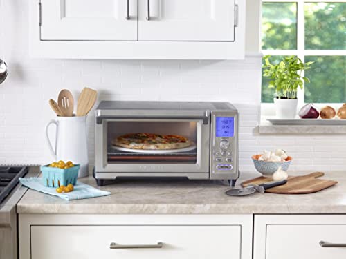 Cuisinart TOB-260N1 Chef's Convection Toaster Oven, 20.87"(L) x 16.93"(W) x 11.42"(H), Stainless Steel