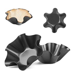 ruvince tortilla maker nonstick taco shell maker salad bowl set of 4 pack perfect taco pan