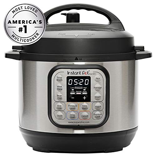 Instant Pot Duo Mini 7-in-1 Electric Pressure Cooker, Sterilizer, Slow Cooker, Rice Cooker, Steamer, Saute, Yogurt Maker, and Warmer, 3 Quart, 11 One-Touch Programs & Pot Mini Mitts