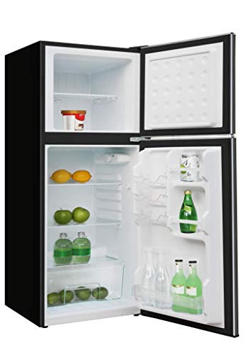 Frigidaire EFR451 2 Door Refrigerator/Freezer, 4.6 cu ft, Platinum Series, Stainless Steel, Double