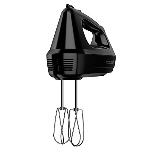 BLACK+DECKER 6-Speed Hand Mixer with 5 Attachments & Storage Case, MX3200B