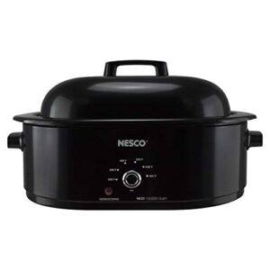 nesco mwr18-13, roaster oven, 18 quarts, black