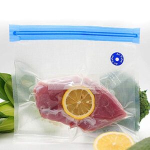 Vacuum Sealer Zipper Bags Sous Vide bags for food BPA Free Reusable Resealable with Air Valve Double Layers Food Storage 3 Sizes15 Pcs