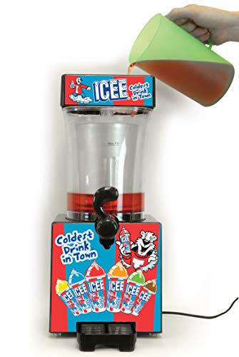 iscream Genuine ICEE Brand Counter-Top Sized ICEE Slushie Maker - Spins Your Pre-Chilled Ingredients with Your Ice into ICEE Slushies!