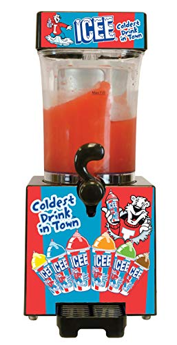 iscream Genuine ICEE Brand Counter-Top Sized ICEE Slushie Maker - Spins Your Pre-Chilled Ingredients with Your Ice into ICEE Slushies!