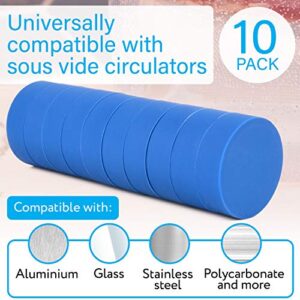 [10 pack] Sous Vide Magnets to Keep Bags Submerged and In Place - Sous Vide Accessories to Stop Floating Bags and Undercooking - Great Alternative to Sous Vide Weights, Balls, Clips, and Racks