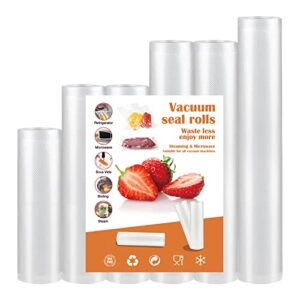 vacuum sealer bags food-bag rolls – 6 inch |8 inch |10inch |11 inch – gallon vacuum sealer bags food vac sealing bags for vac freezer & seal a meal quart vacuum sealer roll…