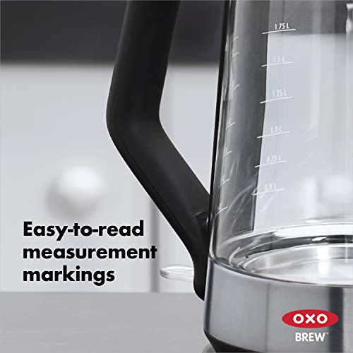 OXO Brew Cordless Glass Electric Kettle - 1.75 L