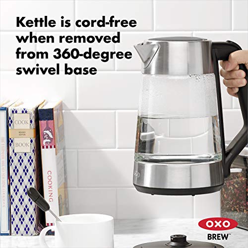 OXO Brew Cordless Glass Electric Kettle - 1.75 L