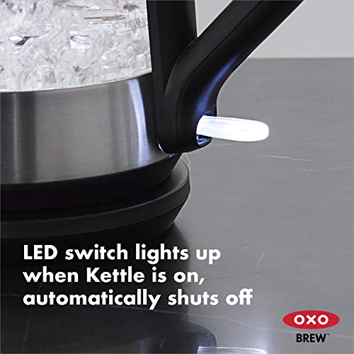 OXO Brew Cordless Glass Electric Kettle - 1.75 L