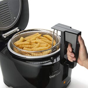 Presto 05442 CoolDaddy Cool-touch Deep Fryer - Black