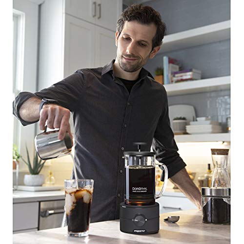 Presto 02937 Dorothy™ Electric Rapid Cold Brewer - Cold brew at home in 15 minutes - No more waiting 12 to 24 hours.