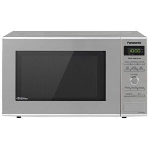 panasonic microwave oven nn-sd372s stainless steel countertop/built-in with inverter technology and genius sensor, 0.8 cu. ft, 950w