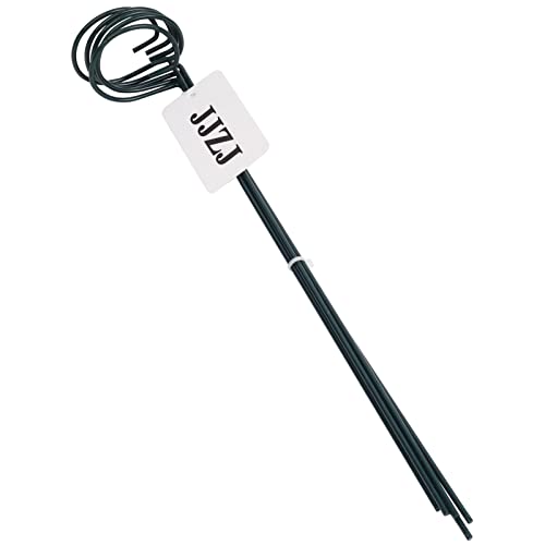 JJZJ 15.8 Inches Single Stem Plant Support Stakes Steel Garden Stakes, Pack of 10