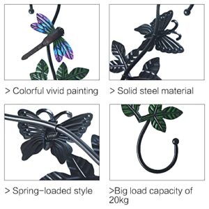 Sunnyac Large Decorative S Hooks, Set of 3 Solid Steel Plant Hangers, Beautiful and Vivid Plant Hook for Hanging Outdoor Indoor Garden Plants, Flower Baskets, Pots, Bird Feeders and Lanterns (BDB3)