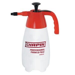 chapin international 1003 48-ounce farm and field hand sprayer for fertilizer, herbicides and pesticides, red/white