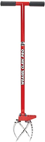 GARDEN WEASEL 91334 Claw Pro - to Cultivate, Loosen, Aerate, Weed, No Bending - Great for Heavy Soil, Weather and Rust Resistant