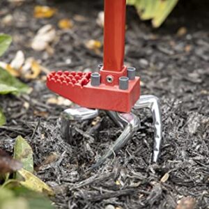 GARDEN WEASEL 91334 Claw Pro - to Cultivate, Loosen, Aerate, Weed, No Bending - Great for Heavy Soil, Weather and Rust Resistant