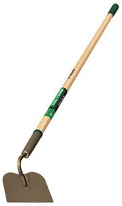 truper 30006 welded garden hoe – 6-inch welded steel head, 54-inch wood handle with 7-inch non-slip grip