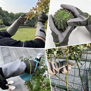 Treedeng Rose Pruning Gloves Long Gardening Gloves Thorn Proof with Forearm Protection for Women