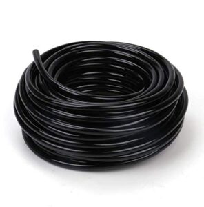 3/8″ irrigation tubing 50ft, heavy duty blank distribution tubing, watering drip automatic irrigation equipment set for garden greenhouse,flower,patio