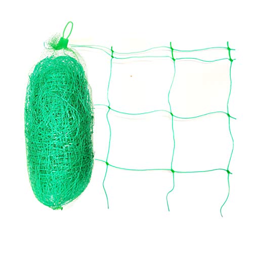 HHTHH Green Trellis Netting 5x60 ft Heavy Duty Garden Trellis Netting Polypropylene Plant Support Net for Climbing Vegetables Fruits Flowers