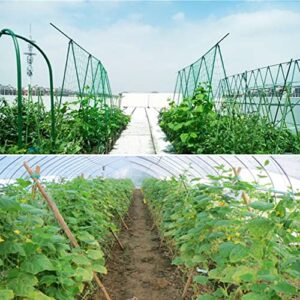 HHTHH Green Trellis Netting 5x60 ft Heavy Duty Garden Trellis Netting Polypropylene Plant Support Net for Climbing Vegetables Fruits Flowers